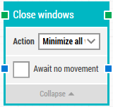 Close Windows | Logic Building Blocks | Leapwork Documentation